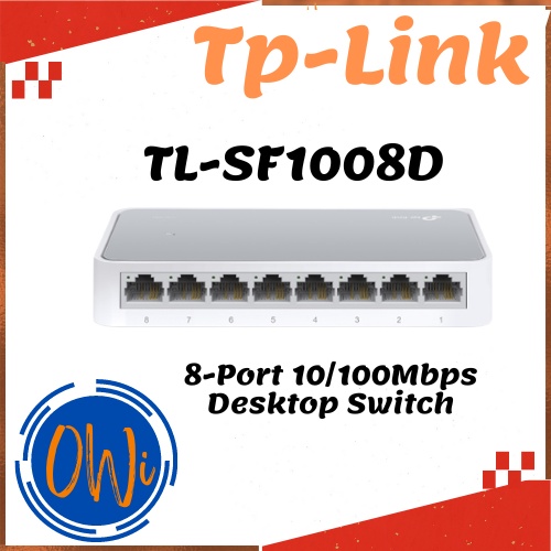 Jual TP LINK 8 Port 10/100Mbps Desktop Switch Hub TP-LINK TL-SF1008D ...