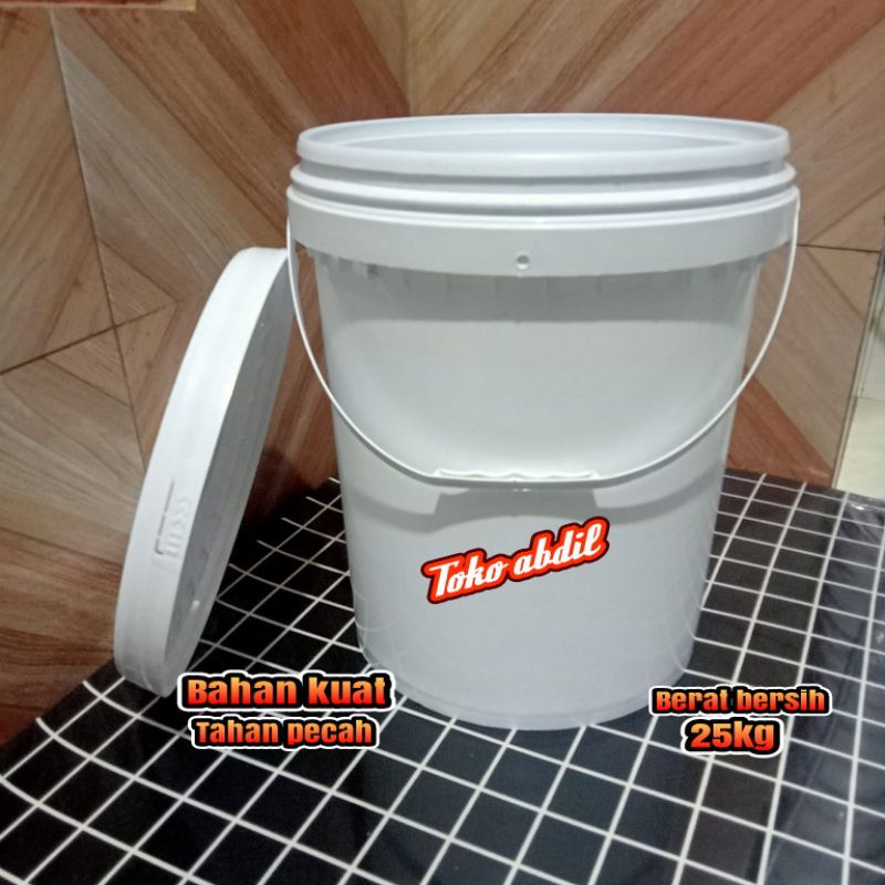 Jual ember 25kg bekas selai.bekas seperti baru.kualitas tahan pecah ...