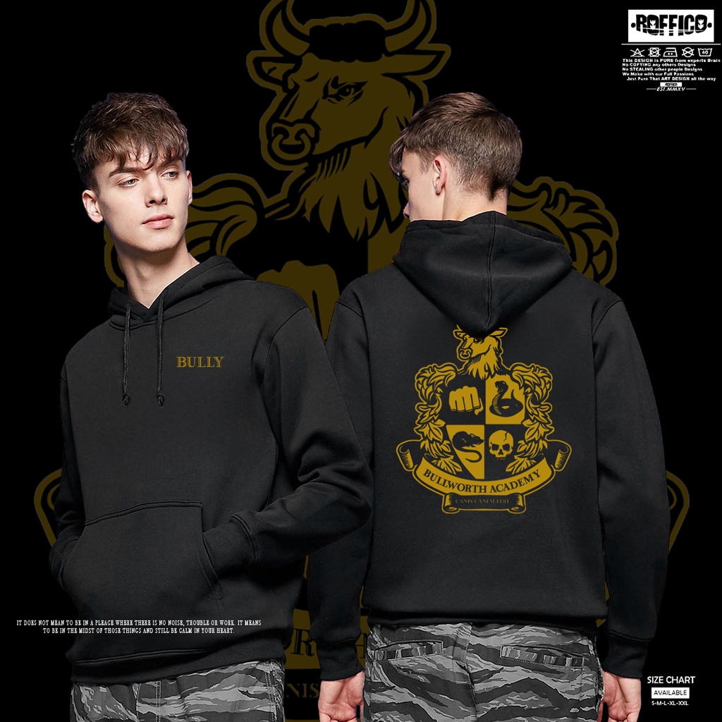 Jual Hoodie Pria Bully Bullworth Academy Jaket Sweater Bully Bullworth ...