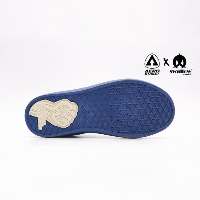 Jual Aerostreet x Swallow Biru - Sepatu Sneakers Casual Pria Wanita ...