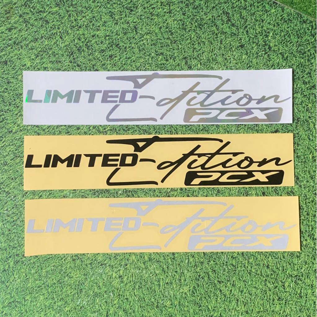 Jual Stiker Limited Edition Beat, Vario, PCX, NMAX motor cutting ...