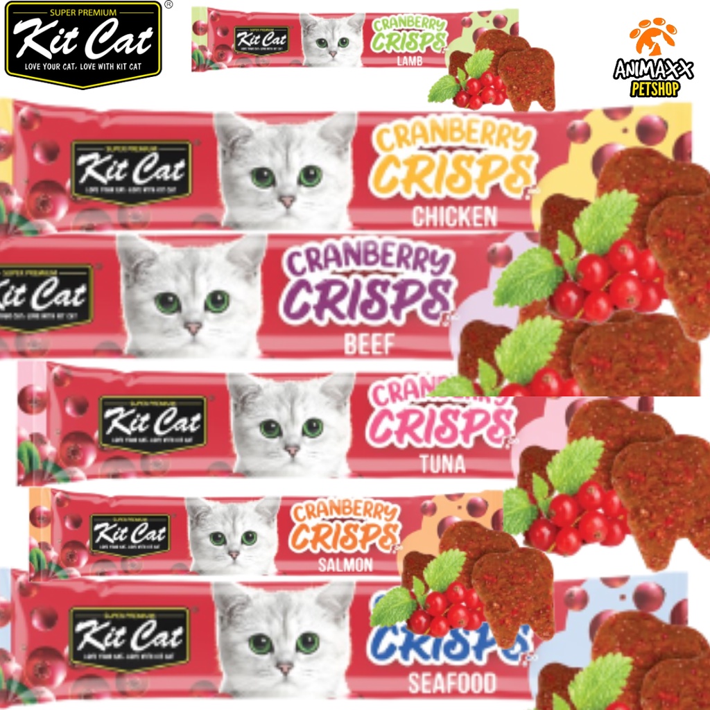 Jual Kit Cat Cranberry Crisps 20g - Snack Kucing Dapat Mencegah Plak ...