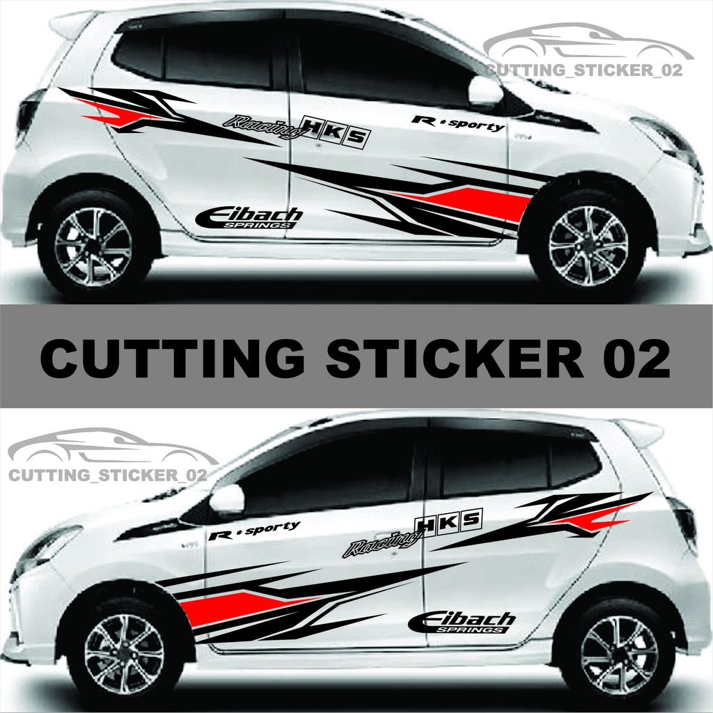 Jual Cutting Sticker Mobil Ayla Sticker Mobil Daihatsu Ayla | Shopee ...