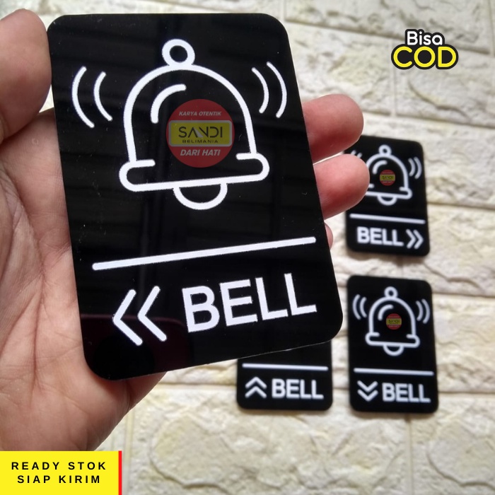 Jual BELL/BELL RUMAH/SIGN BOARD/TANDA BELL/TULISAN BELL/BACAAN BELL ...