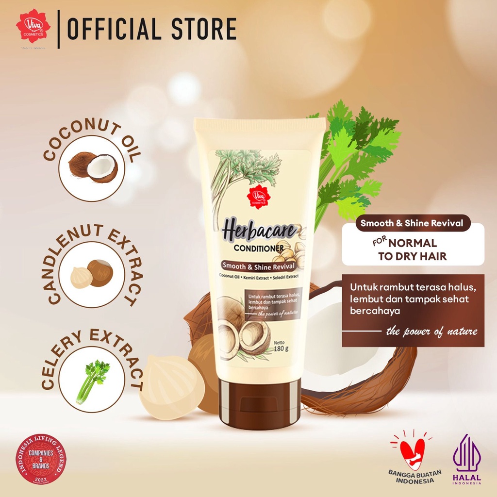 Jual Viva Herbacare Conditioner - 180 gr (tersedia 3 varian) | Shopee ...