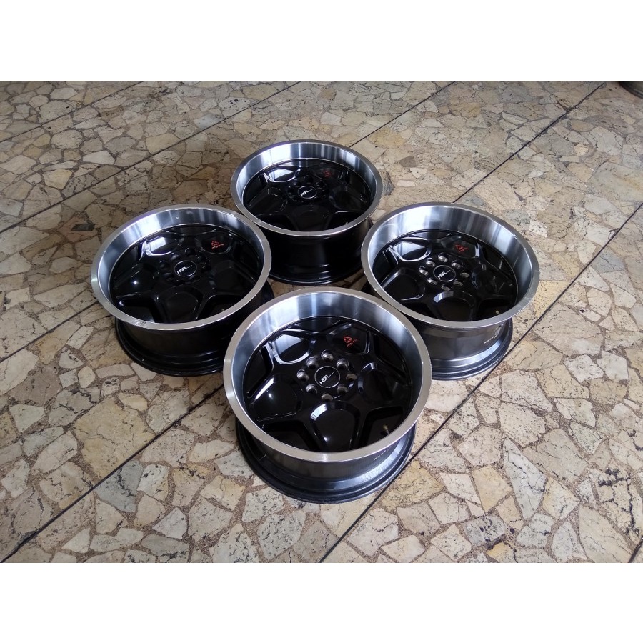 Jual VELG MOBIL RACING HSR MYTH RING 17 LEBAR 7,5/8,5 LUBANG BAUT PCD 4X100, 4X114 ET40/38 ...