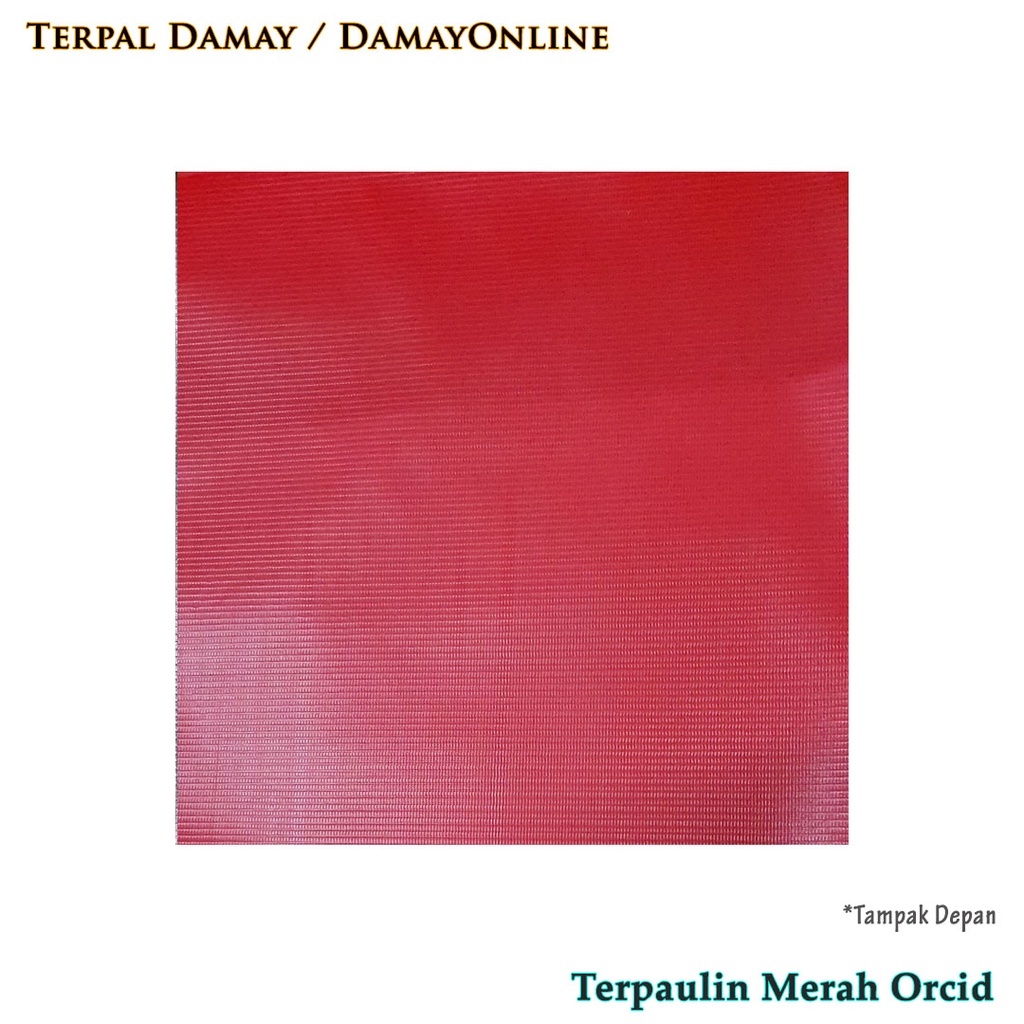 Jual Terpaulin PVC Jadi Merah Orcid ( Ukuran Bebas / M2 ) | Shopee ...