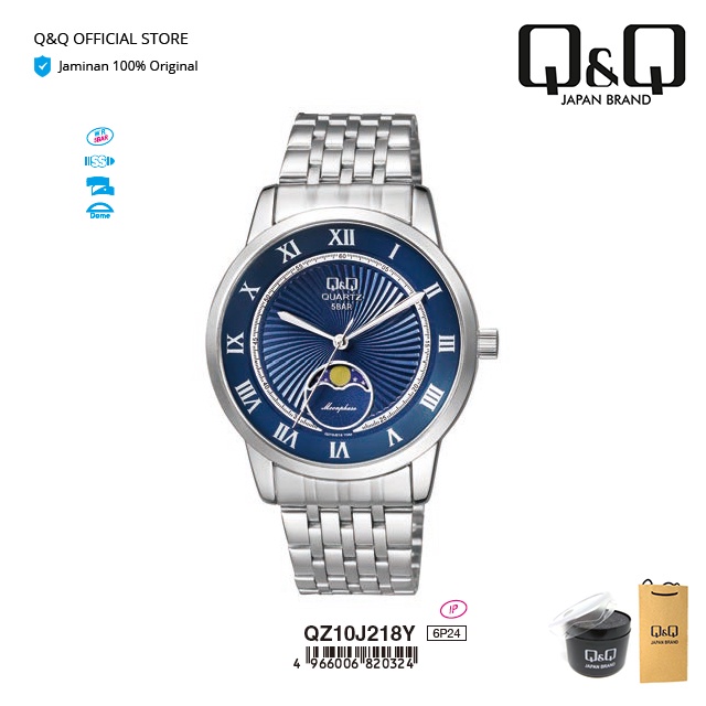 Jual Q&Q QnQ QQ Original Jam Tangan Arloji Pria Stainless Analog ...