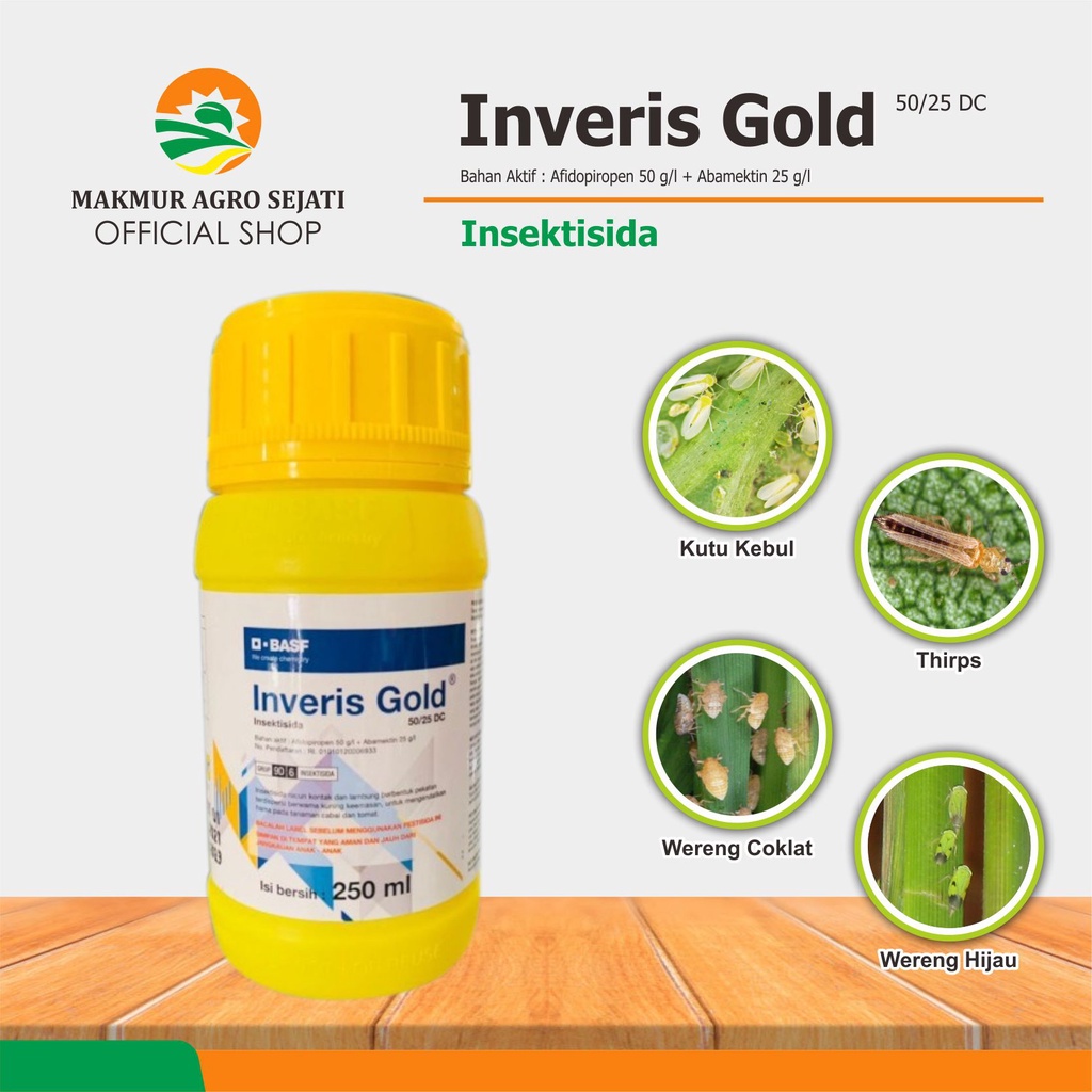 Jual Insektisida Inveris Gold 50/25 DC Mengendalikan Hama pada Tanaman ...