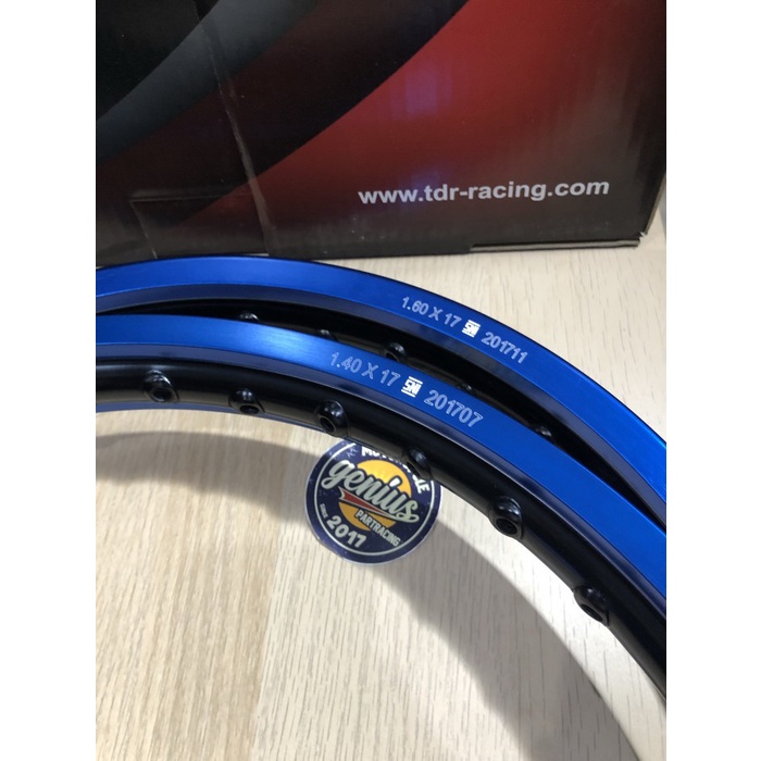 Jual Velg Tdr W Shape Blue/Black Uk 140/160 Ring 17 Original #Original ...
