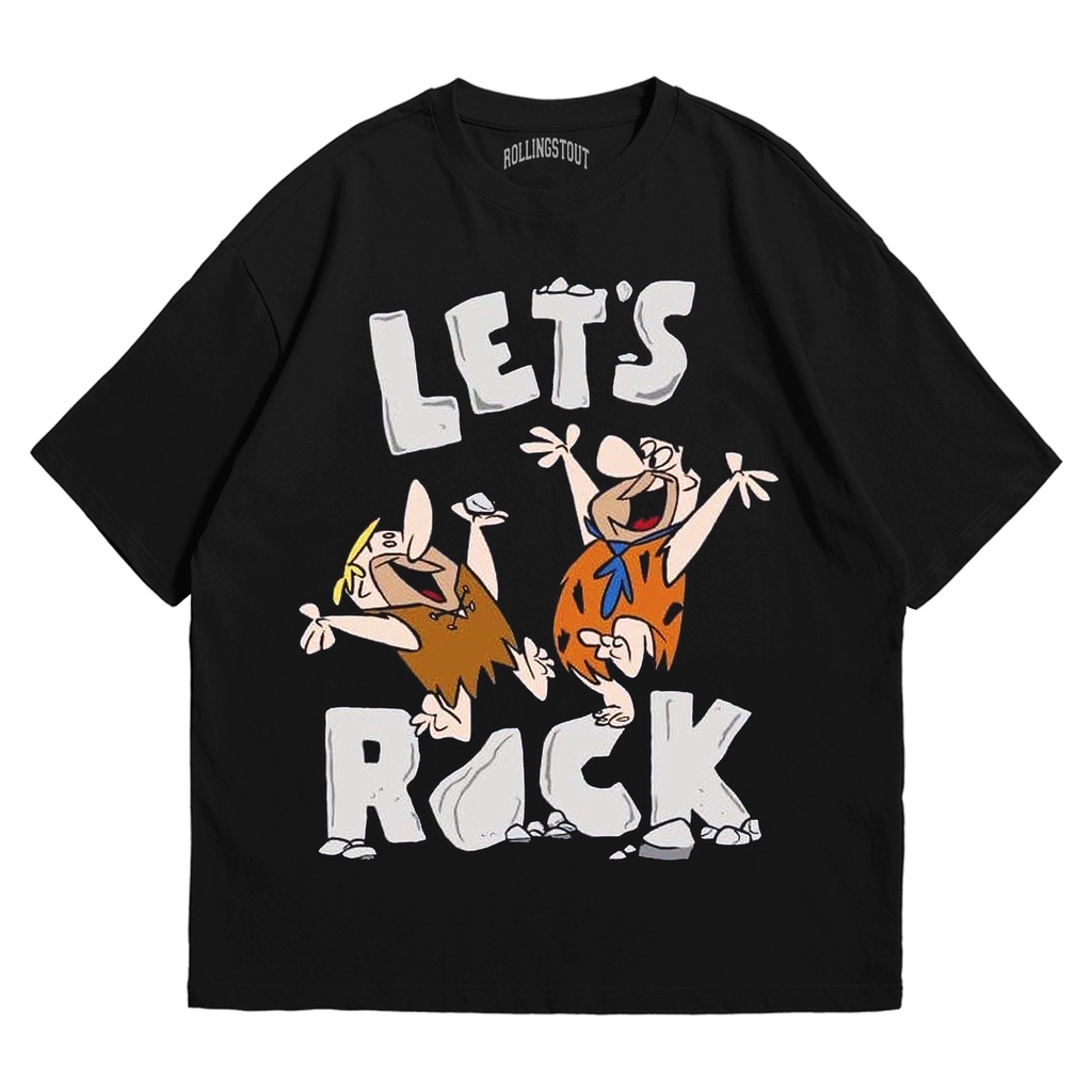 Jual T-SHIRT | Rollingstout | Lets Rock | VINTAGE Series | BAJU MUSIK ROCK | Shopee Indonesia