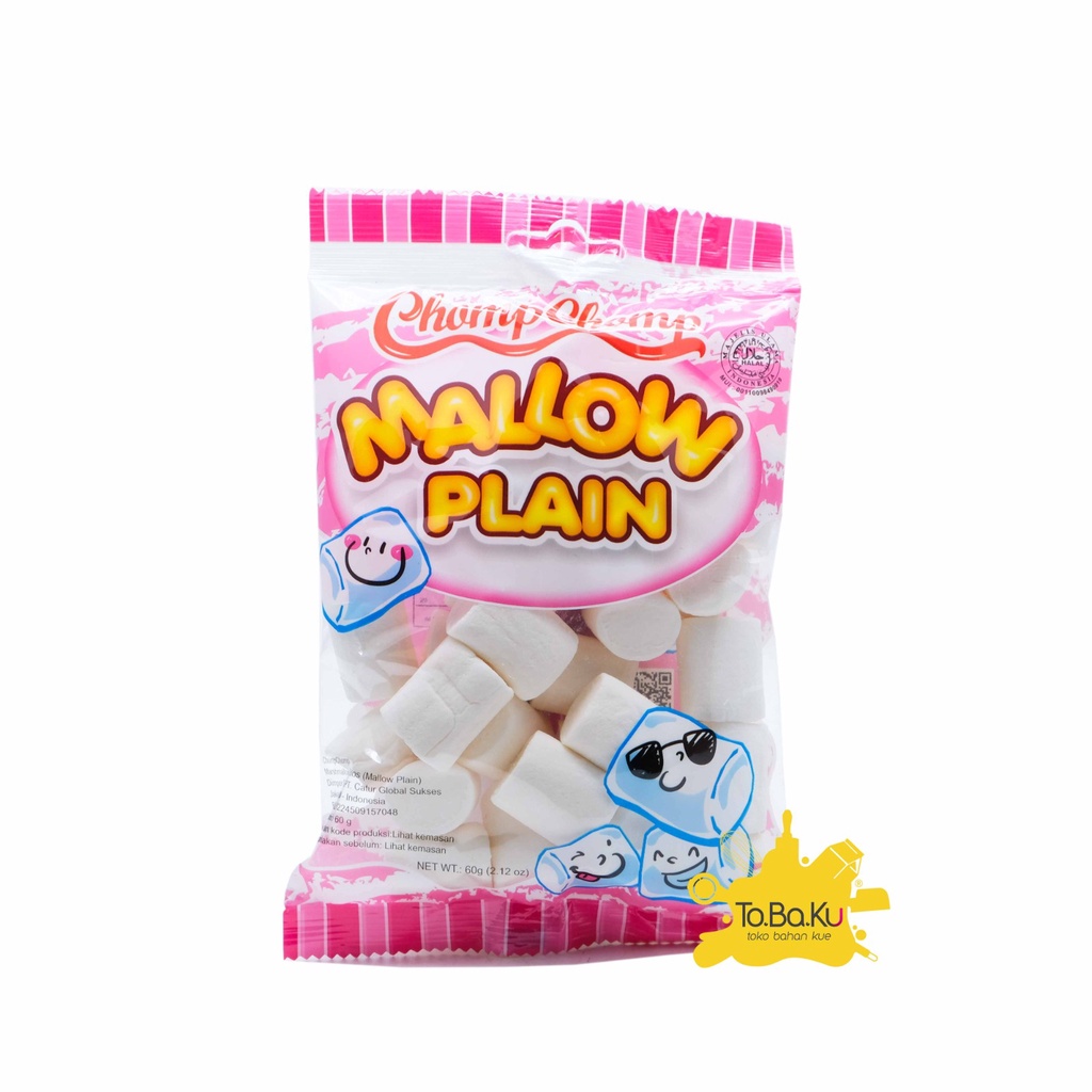 Jual Chomp Mallow Plain kemasan 60gr | Shopee Indonesia