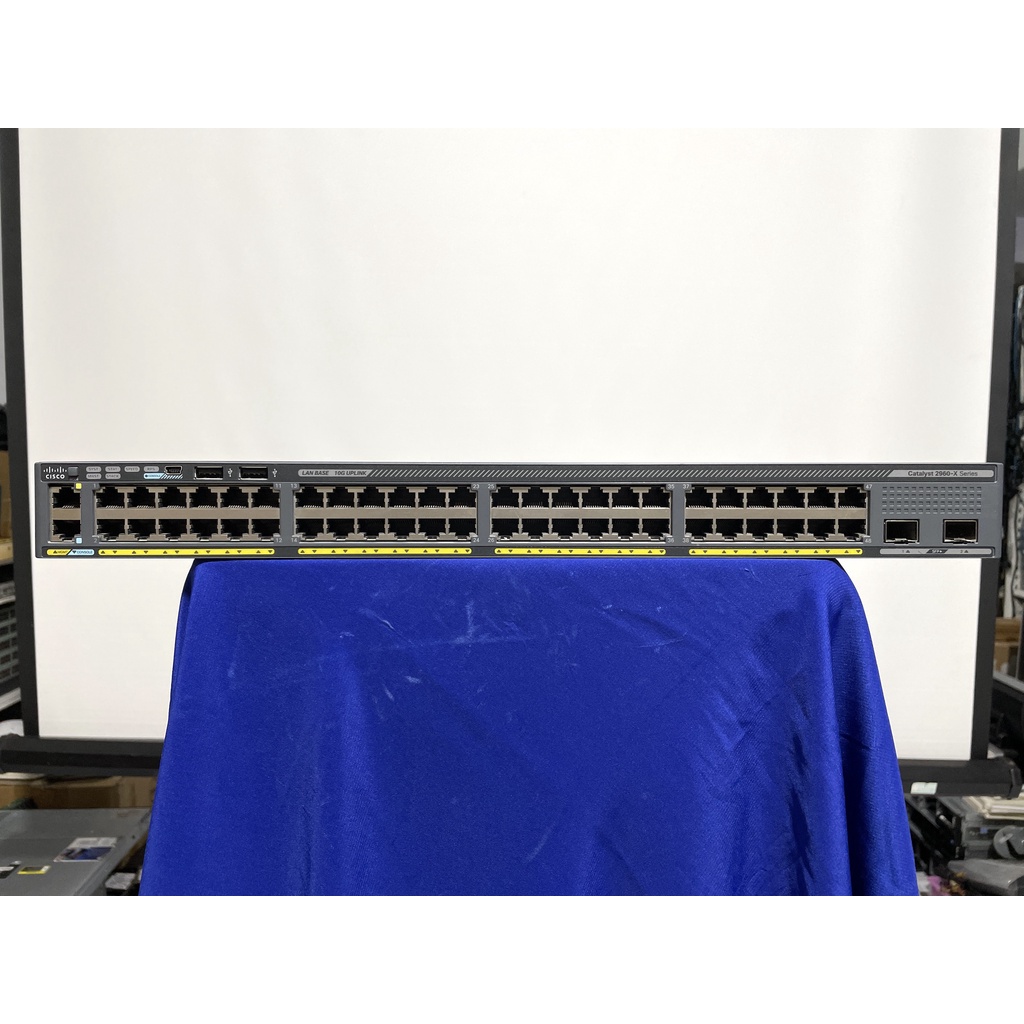 Jual switch cisco 2960x 48 td l 48 port gigabit 2 port 10g sfp stack ...