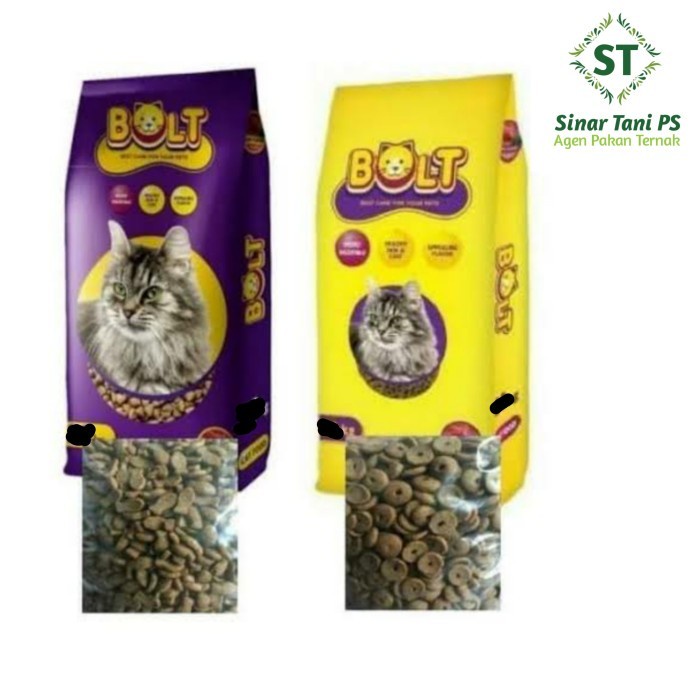 Jual Bolt Cat Ikan 20kg Pakan Makanan Kucing 20 kg / Dry Cat Food ...