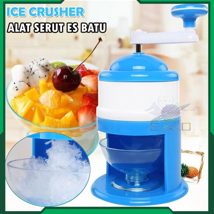 Jual Alat Serut Es Batu Putar Portable Mesin Es Serut Manual Penghancur ...