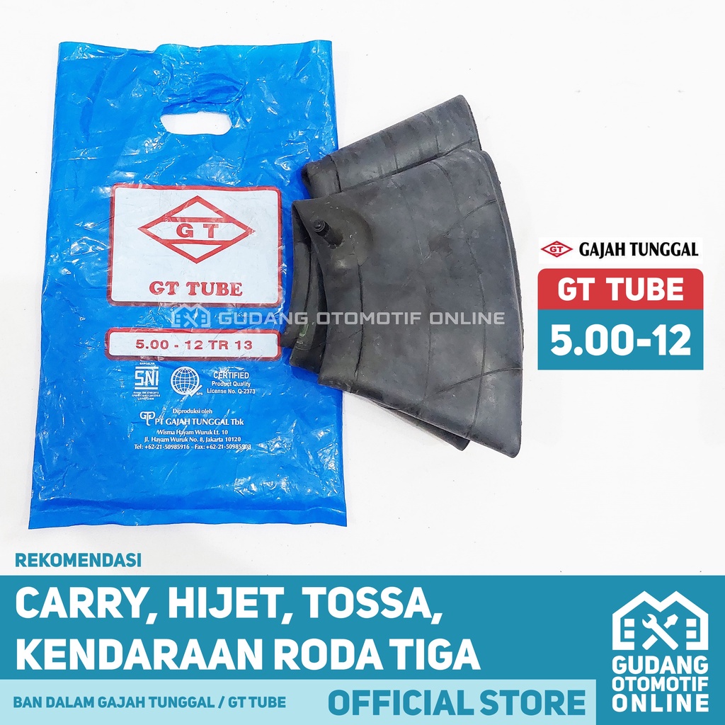 Jual Ban Dalam Mobil GT Gajah Tunggal Ring 12 500 12 R12 Carry Hijet ...