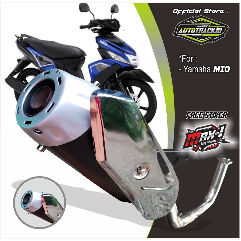 Jual KNALPOT COPY CMS FULLSET ANDMUFFLER YAMAHA MIO N MAX AEROX SUARA ...
