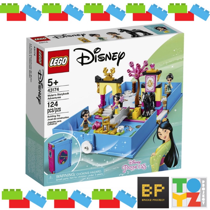 Jual LEGO 43174 DISNEY PRINCES MULAN'S STORYBOOK ADVENTURES | Shopee ...