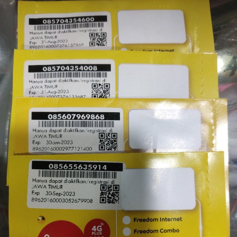 Jual Kartu Perdana Indosat 0k SEGEL, im3 ooredoo 11 Digit & 12 Digit ...