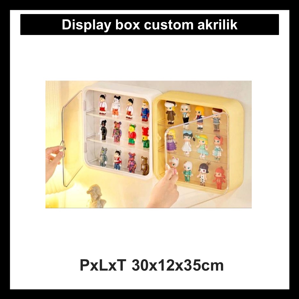 Jual Display box custom akrilik PxLxT 30x12x35cm | Shopee Indonesia