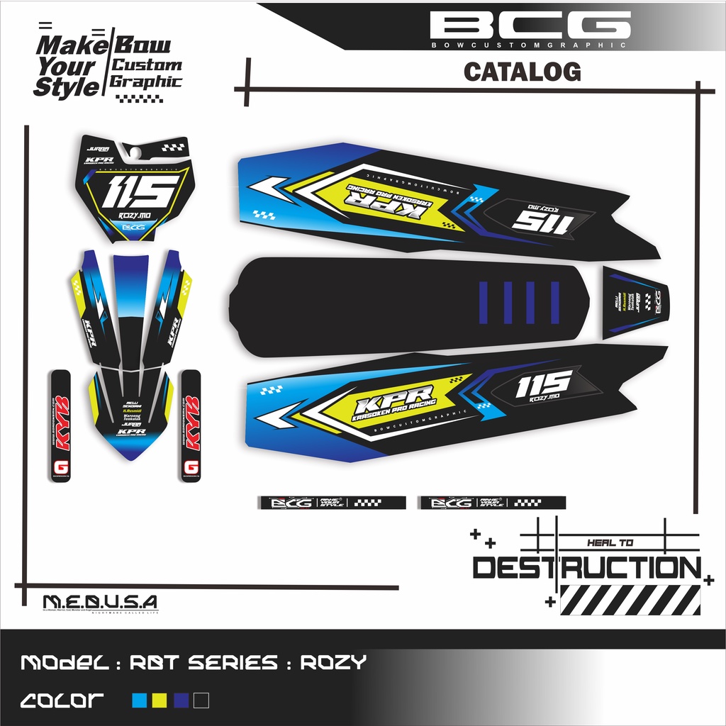 Jual DECAL BEBEK RBT VEGA NEW X KTM | Shopee Indonesia