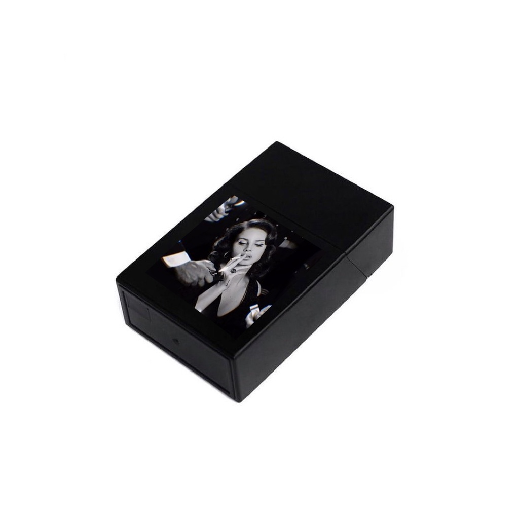 Jual KOTAK ROKOK BOX HITAM /KADO ULANGTAHUN / KOTAK ROKOK PLASTIK ...