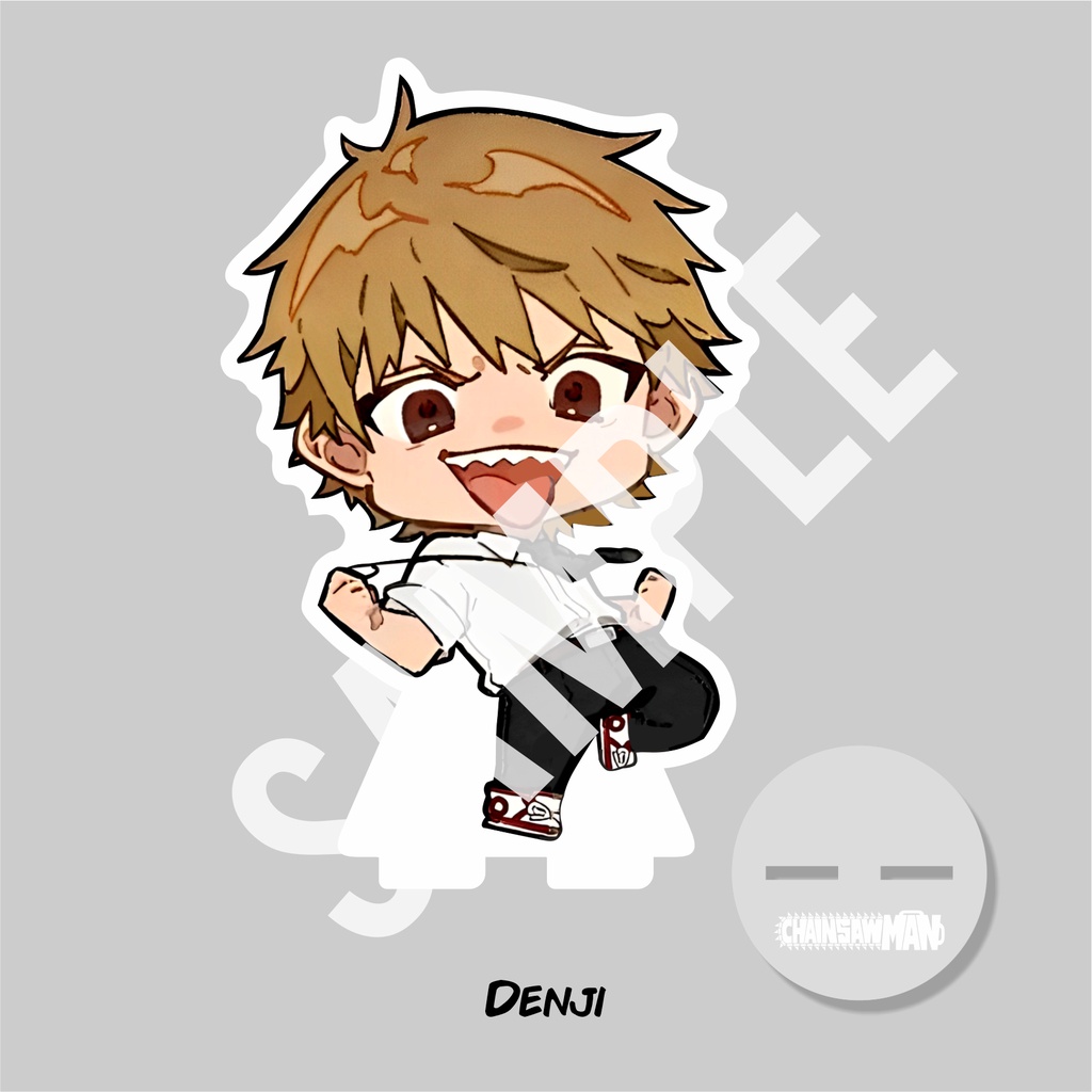 Jual Chainsawman Standee Denji Aki Makima Power Kobeni Chibi | Shopee ...