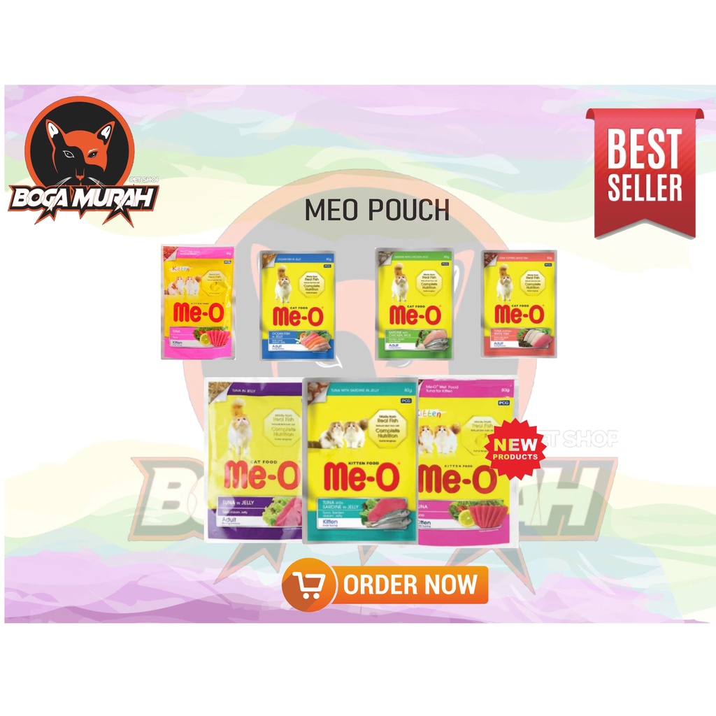 Jual Meo 80 gram pouch wet food | Shopee Indonesia