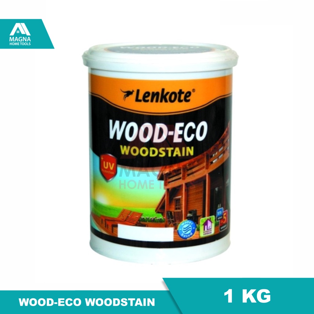 Jual CAT WOOD ECO WOOD STAIN 1 KG PENGKILAP KAYU/FINISHING WARNA ...