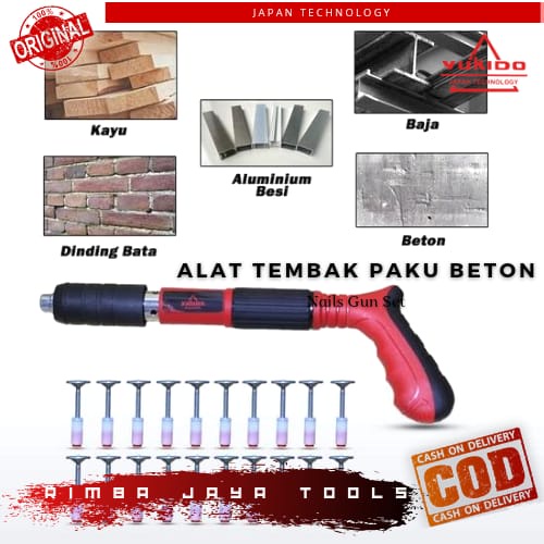 Jual 【Yukido】Nail Gun Fastening Gun Ramset Gun Alat Paku Tembak Beton ...