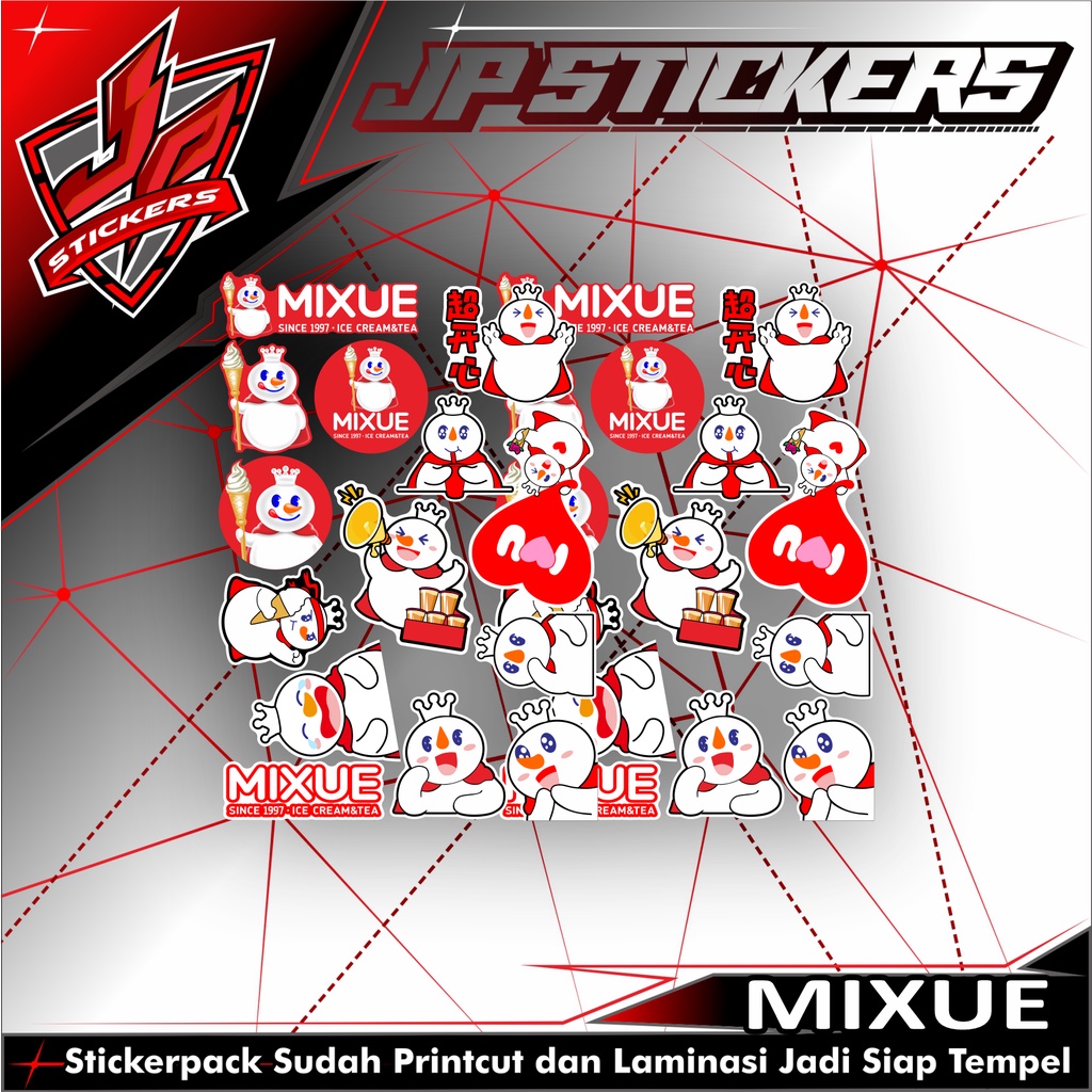 Jual STICKERPACK MIXUE LUCU | LAMINASI | Shopee Indonesia