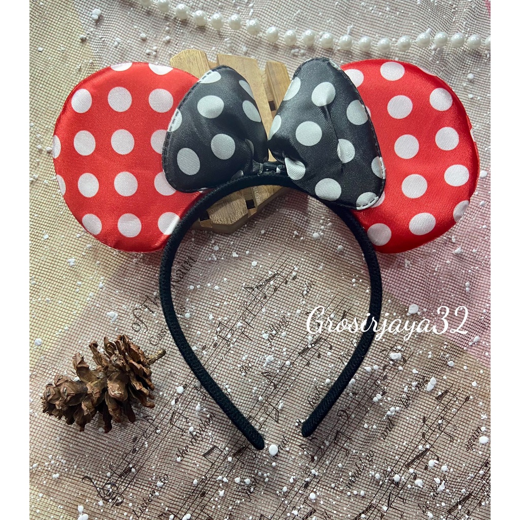 Jual Bando mickey mouse bando aksesoris rambut pita Mickey Mouse Miki ...