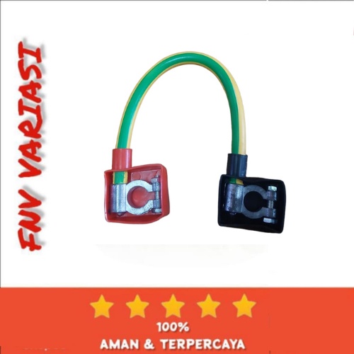 Jual KABEL KEPALA AKI ACCU PARALEL 24V Tebal&Tipis Serabut (35CM ...