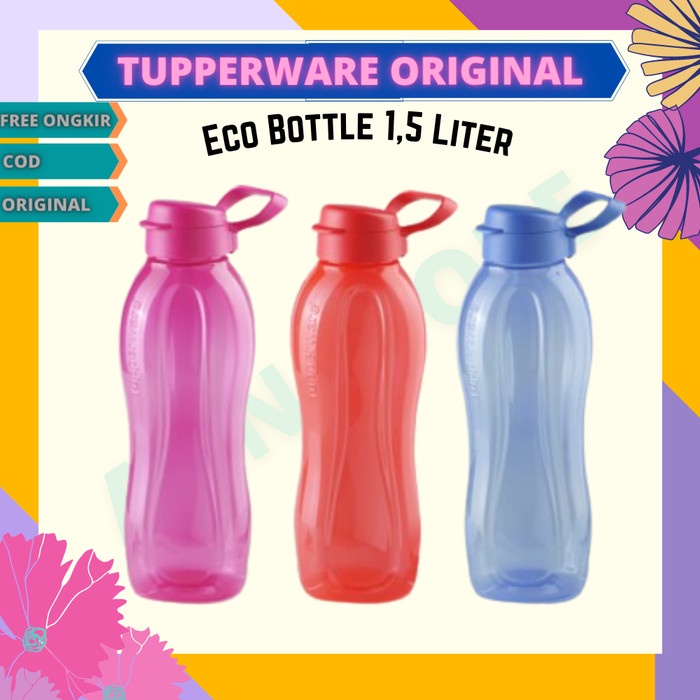 Jual Botol Minum Tupperware 1,5 Liter / Tempat Minum Tupperware Eco 1 ...
