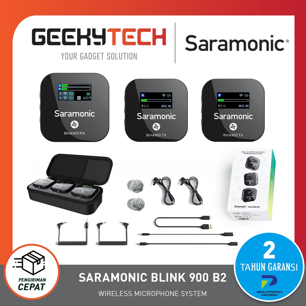 Jual Saramonic Blink 900 B2 - Wireless Microphone System | Shopee Indonesia