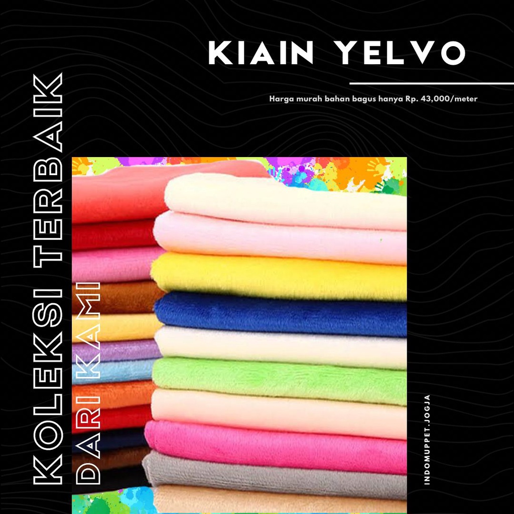 Jual Kain Yelvo Import Kualitas Bagus Lembut Dan Halus Per Meter ...