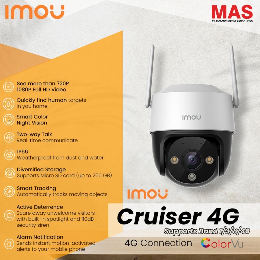 Jual IMOU CRUISER 4G Colorvu 1080P Full HD Two Way Audio / IPC-S21FTP ...