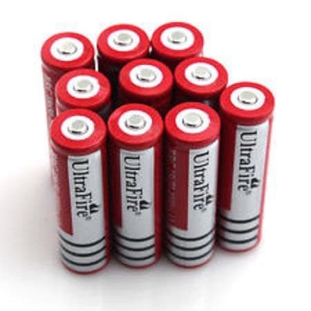 Jual Baterai 18650 Button Top Rechare Cas UltraFire Senter Power Bank ...