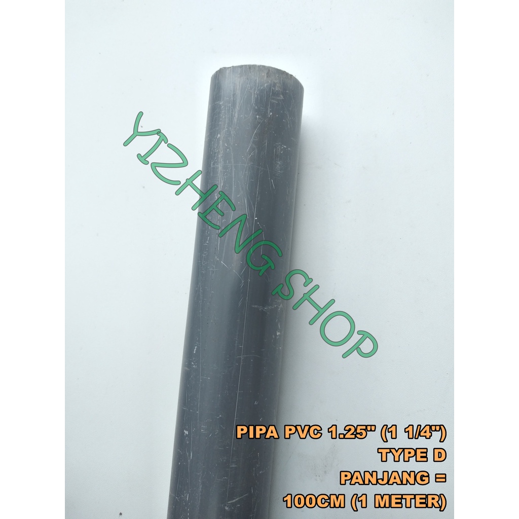 Jual PIPA PVC 1 1/4 INCH TYPE D PANJANG 1 METER | Shopee Indonesia