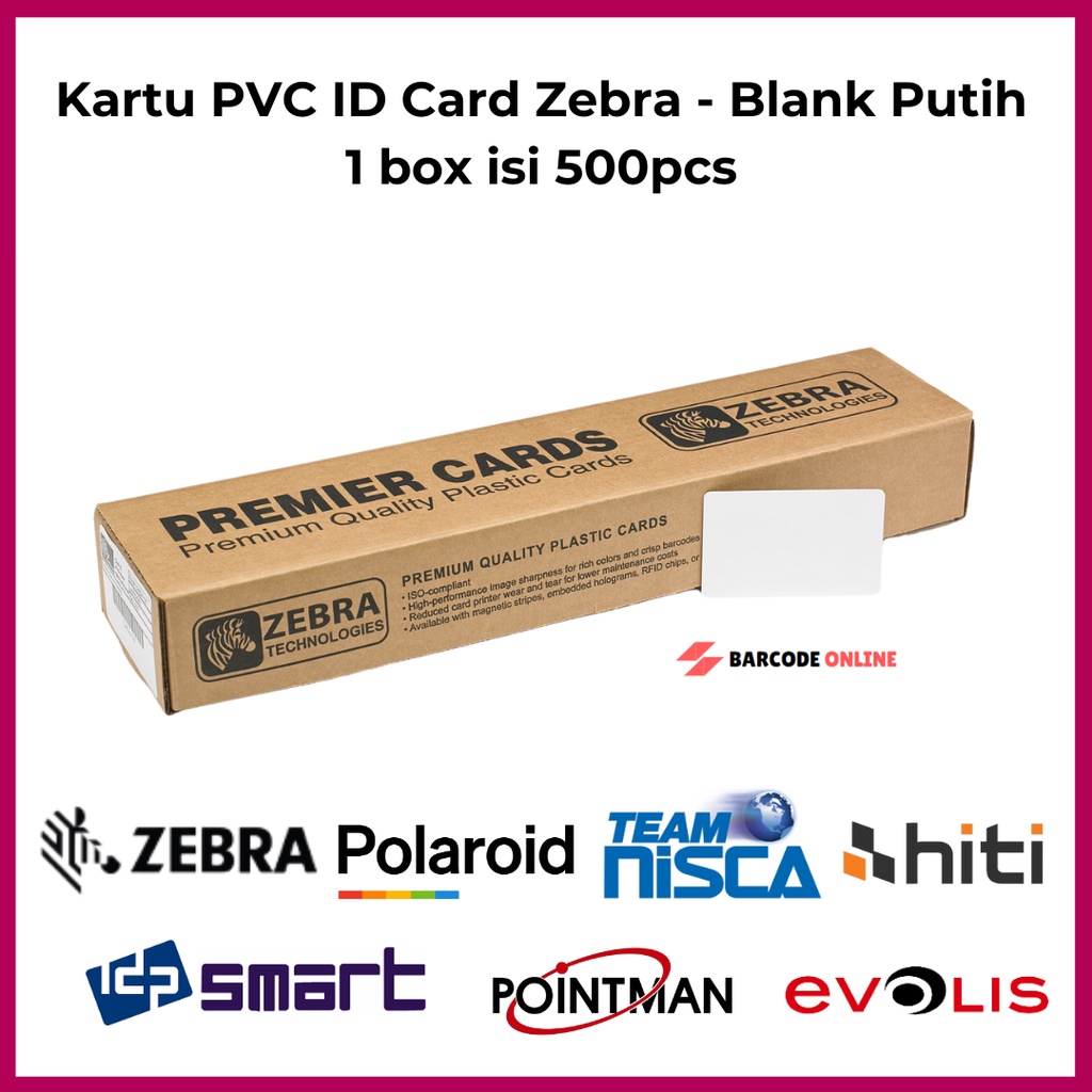 Jual KARTU PVC BLANK ID CARD ISI 500 PCS - ID CARD KOSONG - PVC BLANK ...