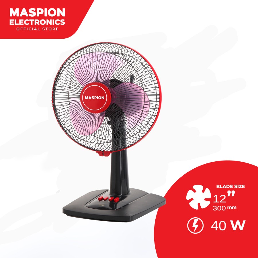 Jual Kipas Angin Meja / Desk fan MASPION 12 inch EX-307 | Shopee Indonesia