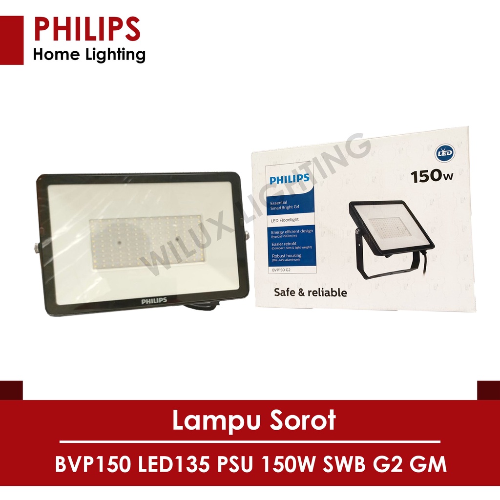 Jual PHILIPS LED Flood Light BVP150 G2 LED135 150W 220V SWB | Shopee Indonesia