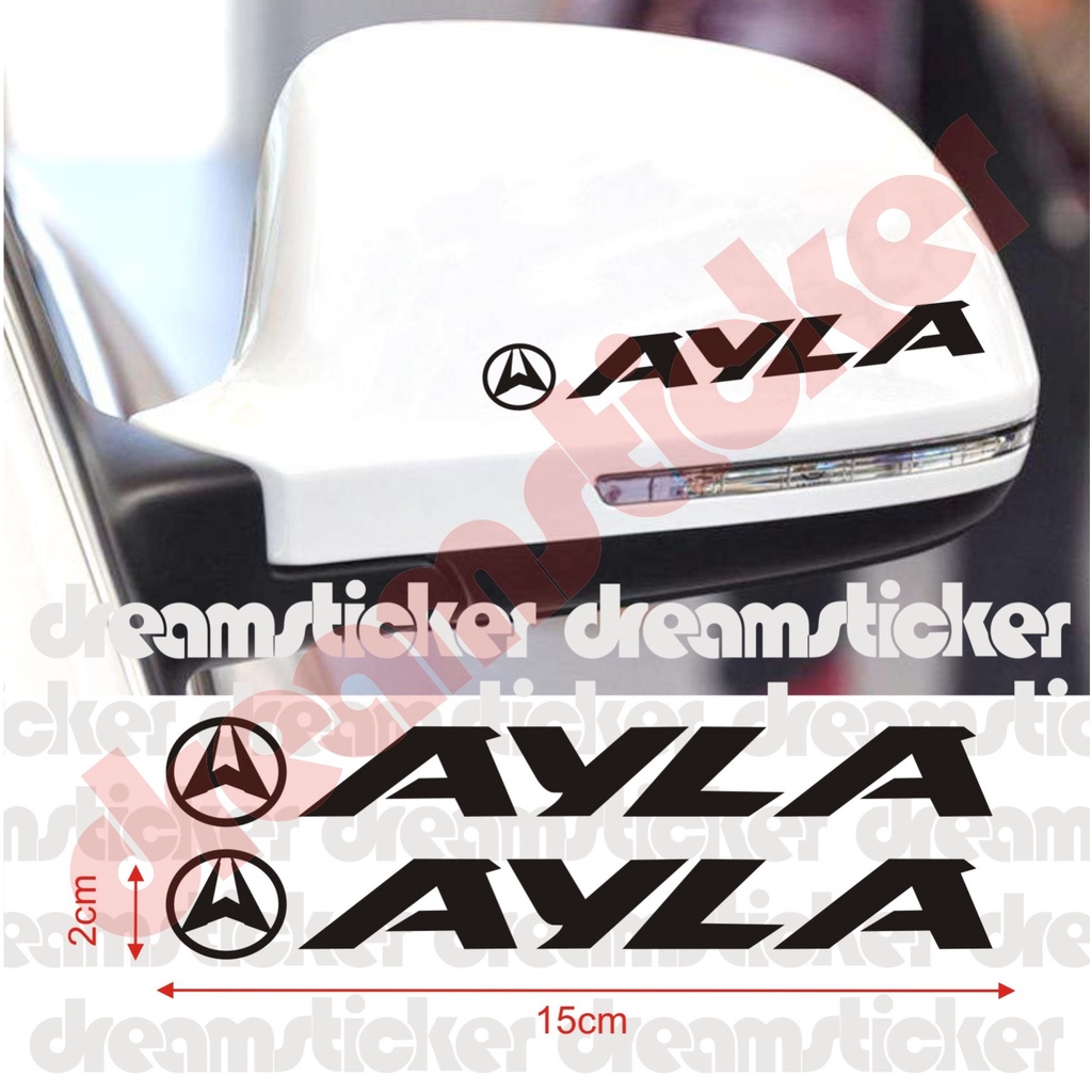 Jual Sticker Stiker Spion Mobil Daihatsu Ayla | Shopee Indonesia