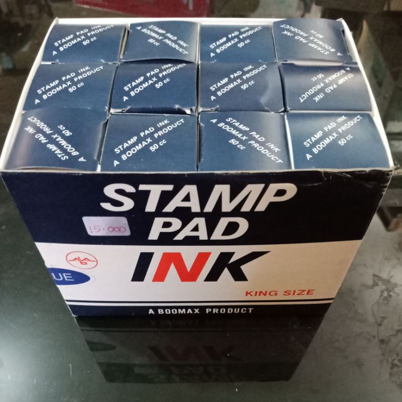 Jual STAMP PAD INK Tinta Stempel Blue Red | Shopee Indonesia