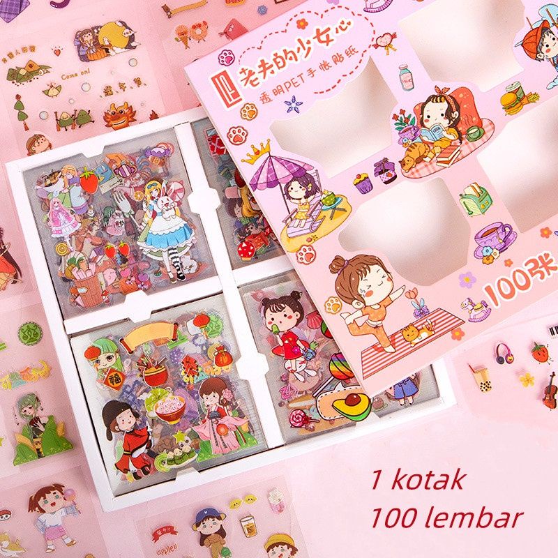 Jual Stiker sticker label lucu momo mini aesthetic antiair hiasan ...