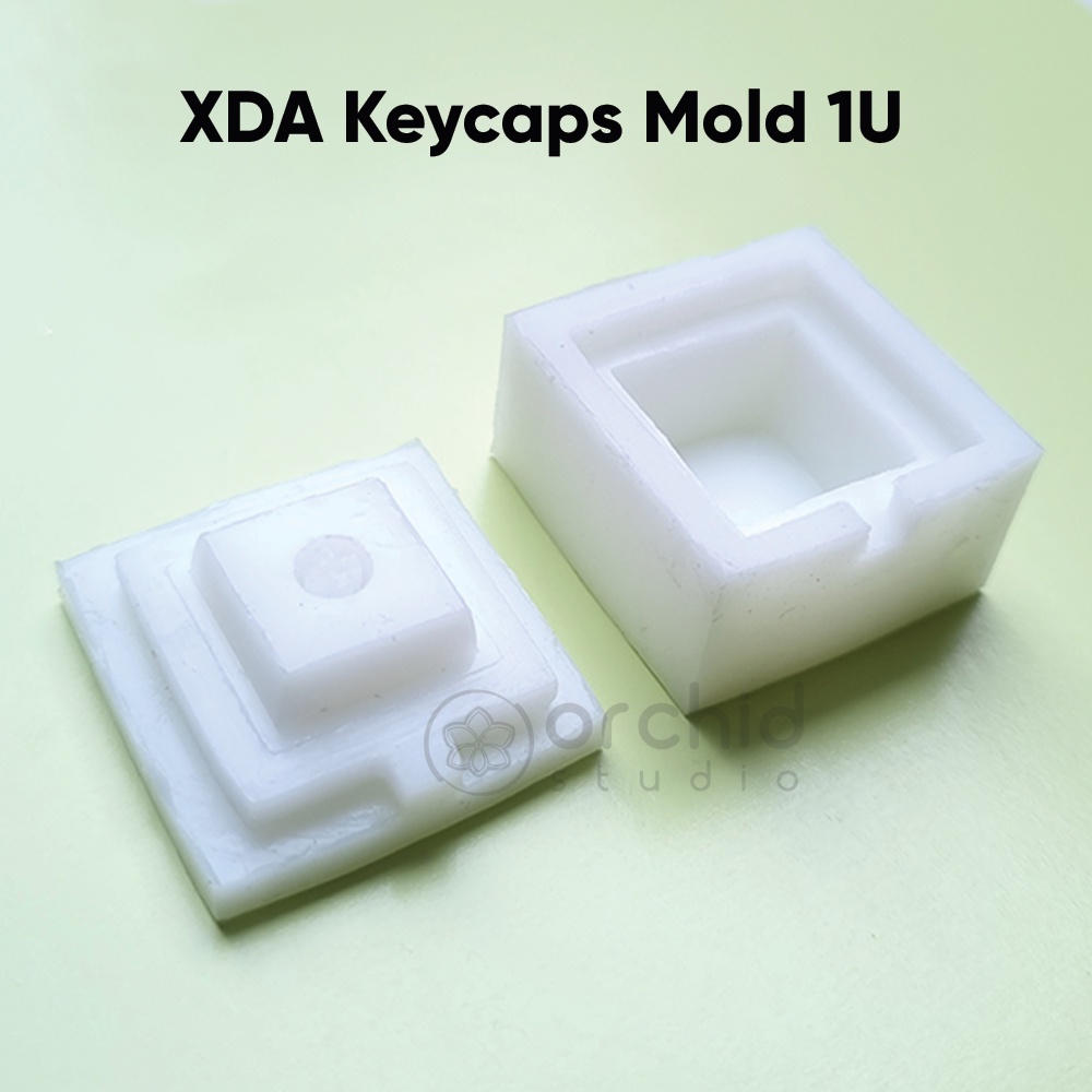 Jual Cetakan Silikon XDA Keycap Mold 1u Artisan Keycap Mold Mechanical ...