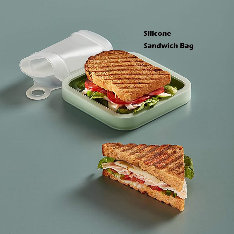 Jual Mi.more Silicone Sandwich Bag Lunch Box Reusable Tempat Roti Kotak ...