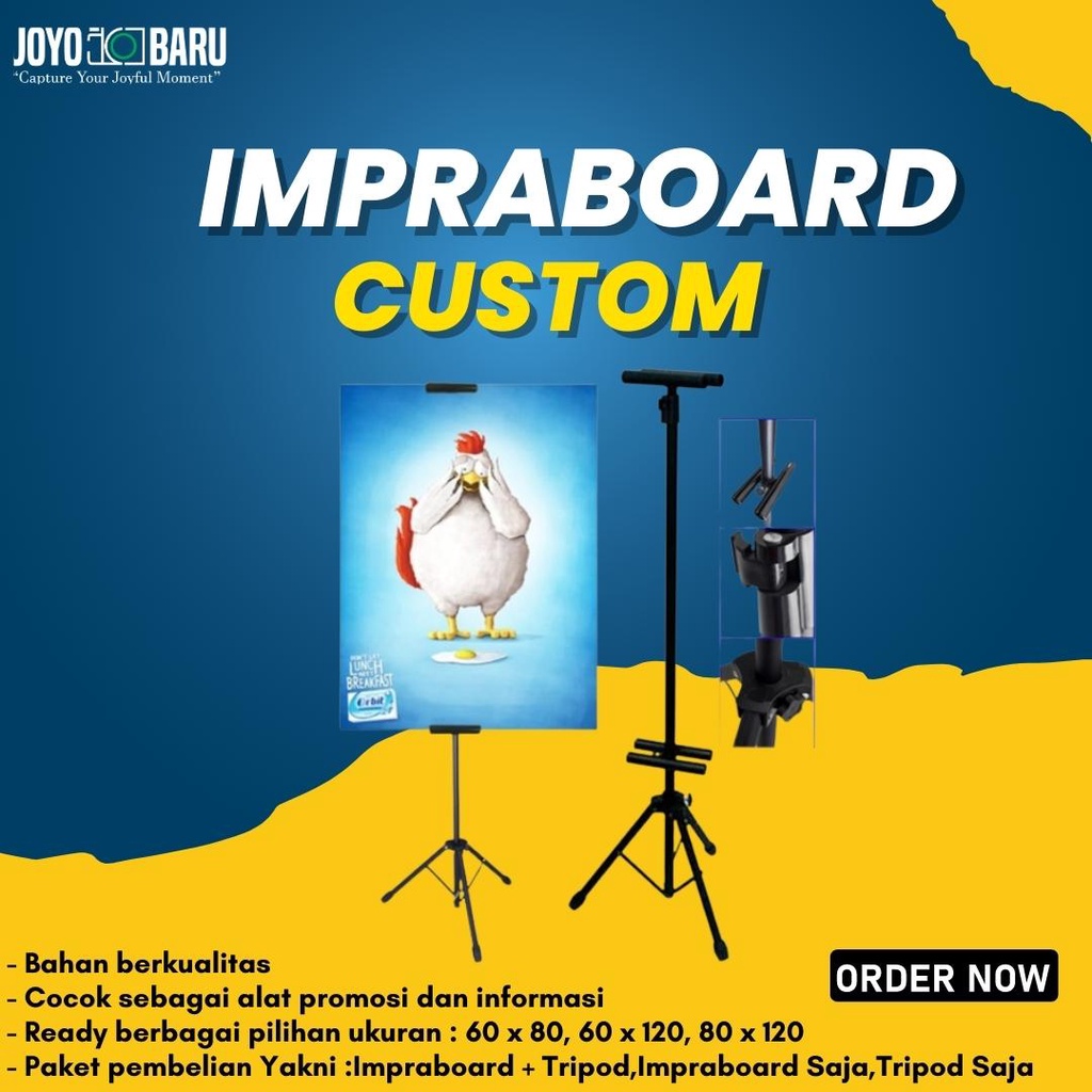 Jual CETAK STANDING BANNER BAHAN IMPRABOARD + TRIPOD CUSTOM | Shopee ...