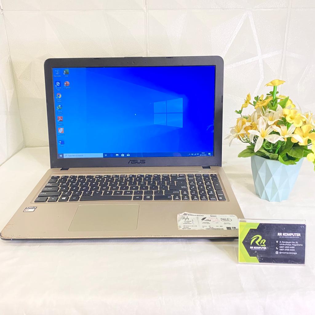 Jual LAPTOP ASUS X540Y AMD E1 RAM 4GB 15" inchs WIN 10 64 bit | Shopee ...