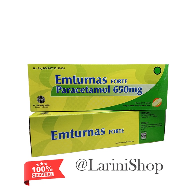 Jual EMTURNAS FORTE 650 MG BOX | Shopee Indonesia